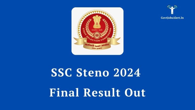 SSC Steno 2024 Final Result Out: Your Wait is Over! Check Cut-Off ...